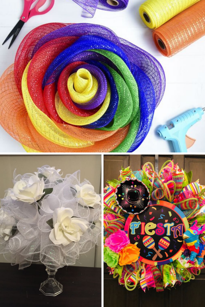 Deco Mesh Centerpiece Ideas – Pink Pop Design