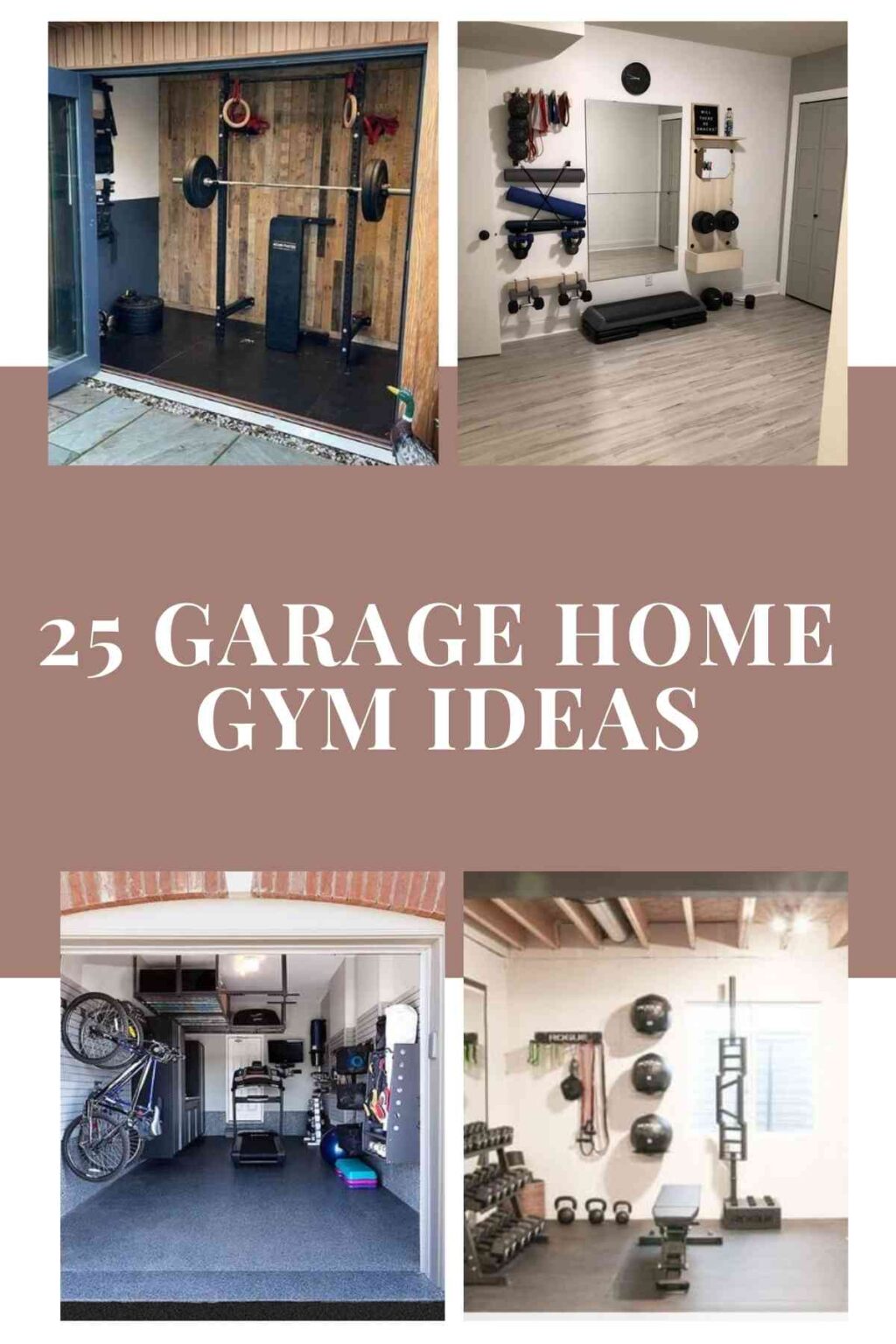 25 Garage Home Gym Ideas – Pink Pop Design