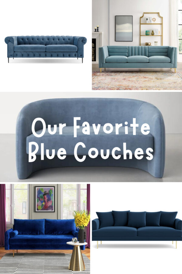 Fun Blue Couch Living Room Ideas + Styles – Pink Pop Design