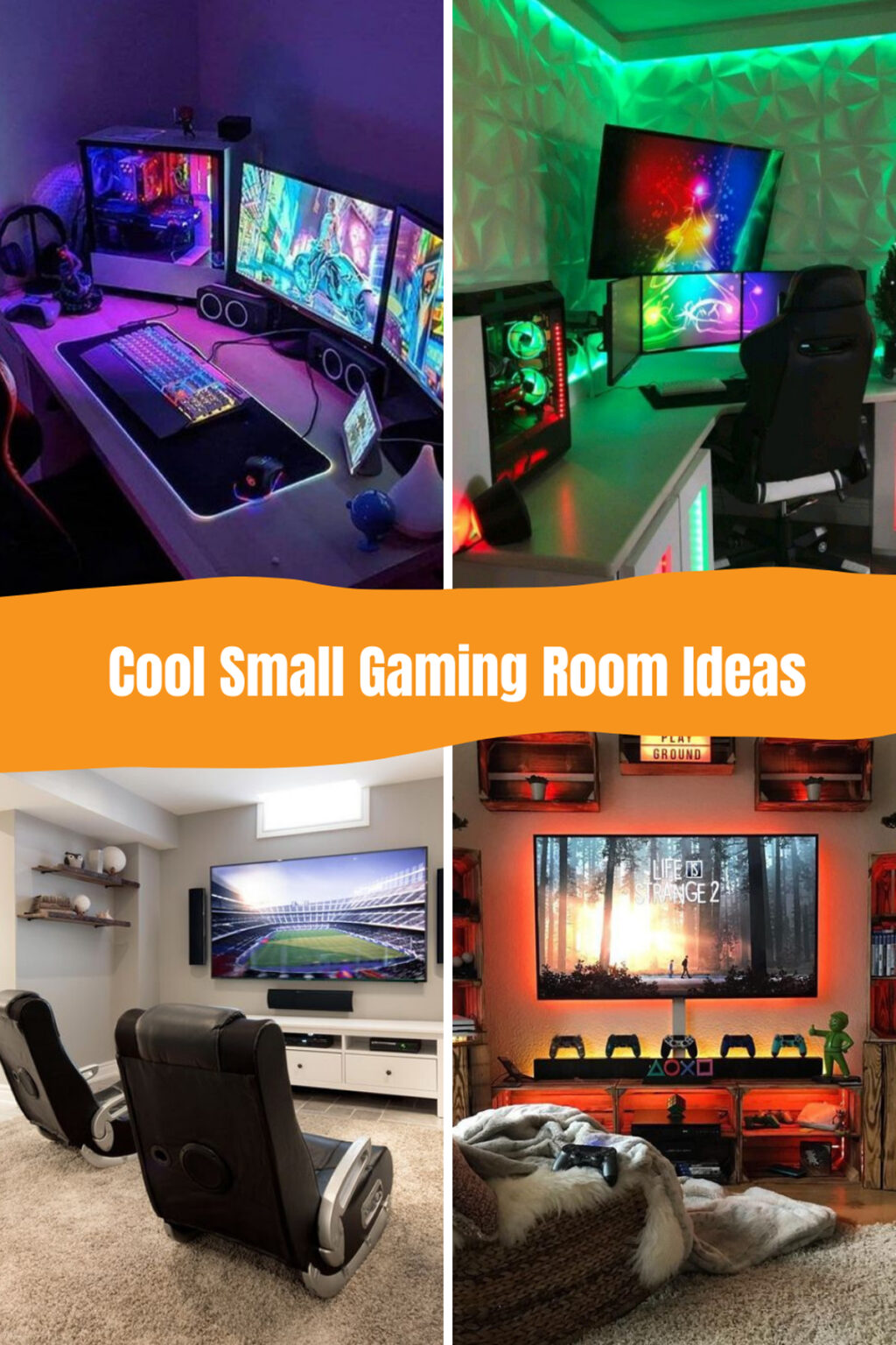 53 Small Gaming Room Ideas + Inspiration – Pink Pop Design