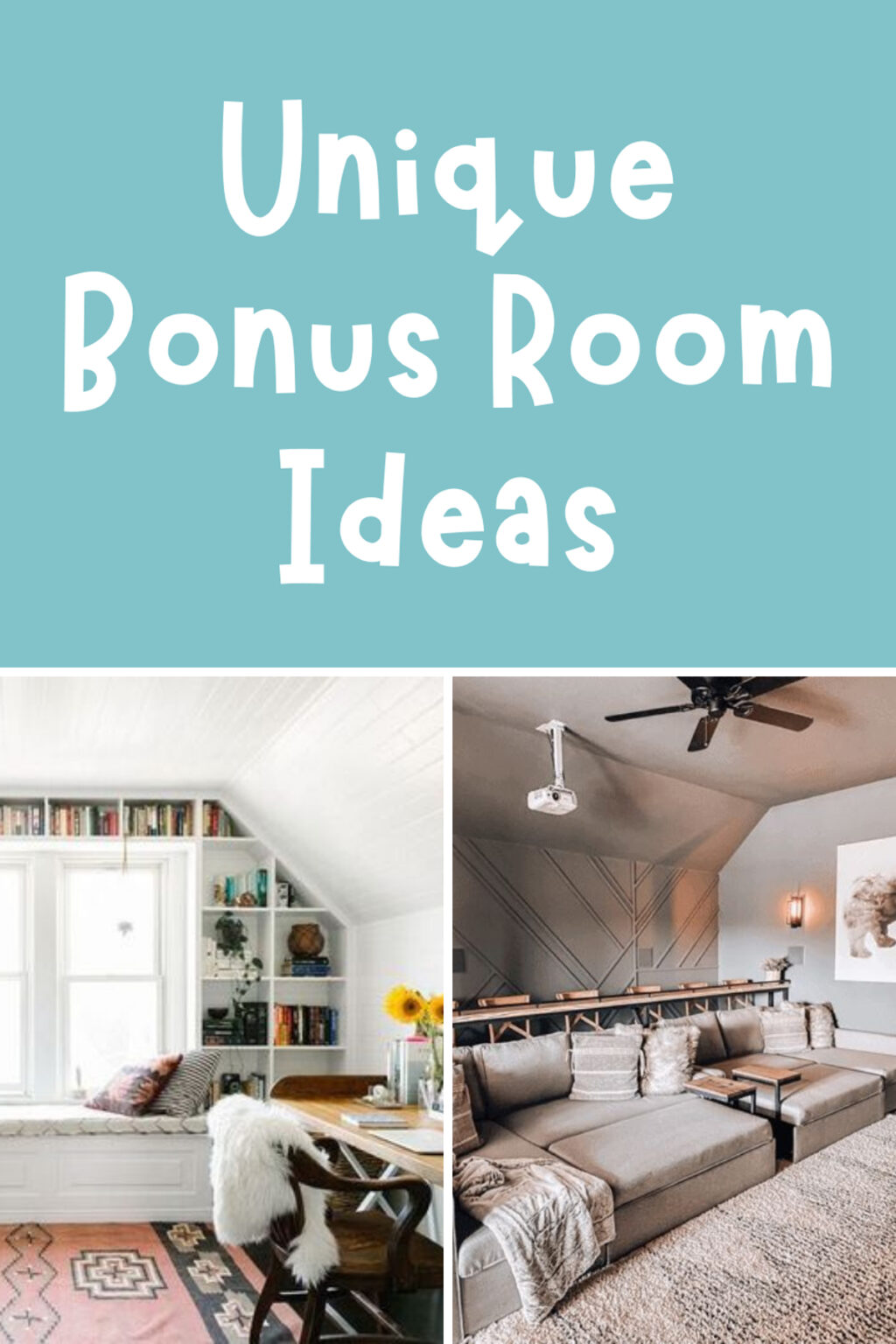47 Unique Bonus Room Ideas + Designs – Pink Pop Design