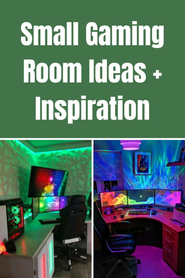53 Small Gaming Room Ideas + Inspiration – Pink Pop Design