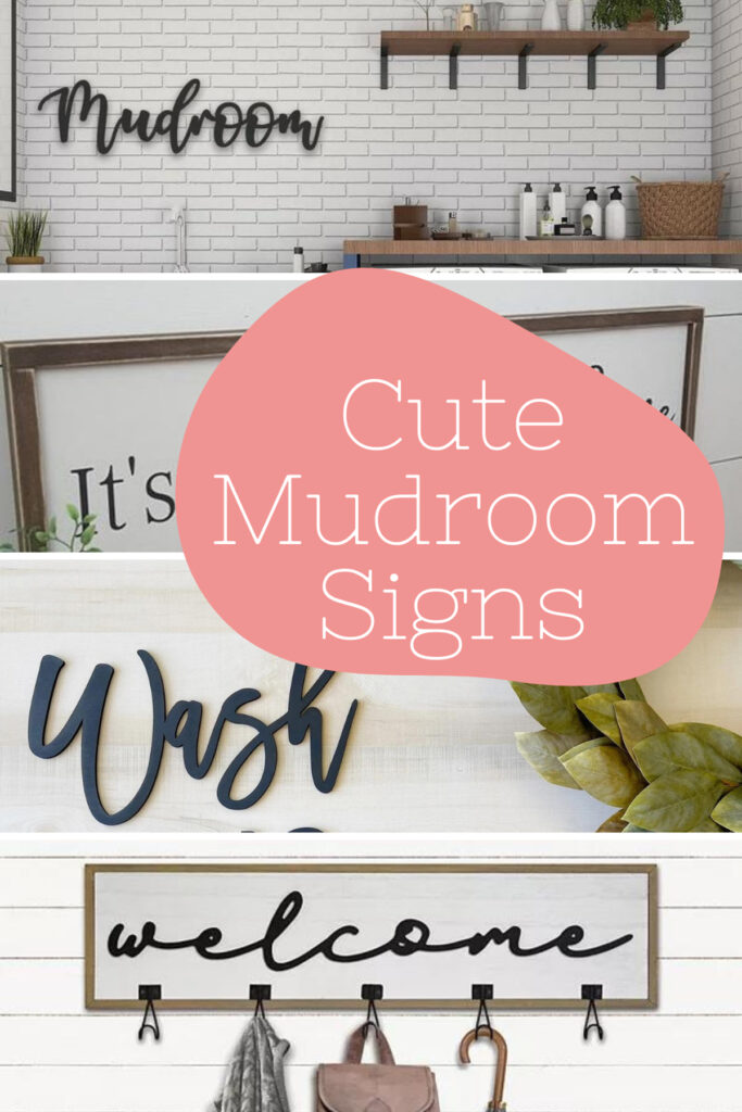 27+ Mudroom Signs To Make You Feel At Home – Pink Pop Design