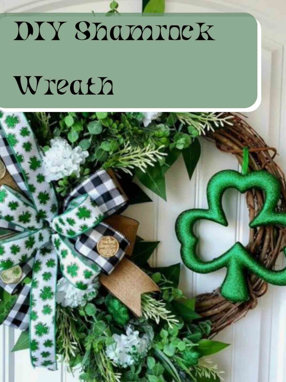 13 Shamrock Wreath Plans to Make – Pink Pop Design