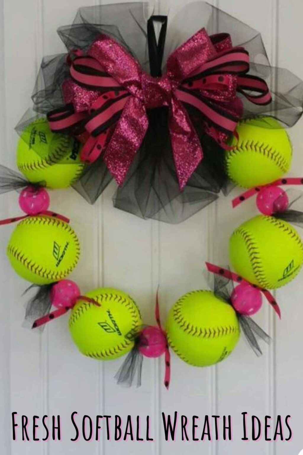 Fresh Softball Wreath Ideas {Freshh For The Season!} – Pink Pop Design
