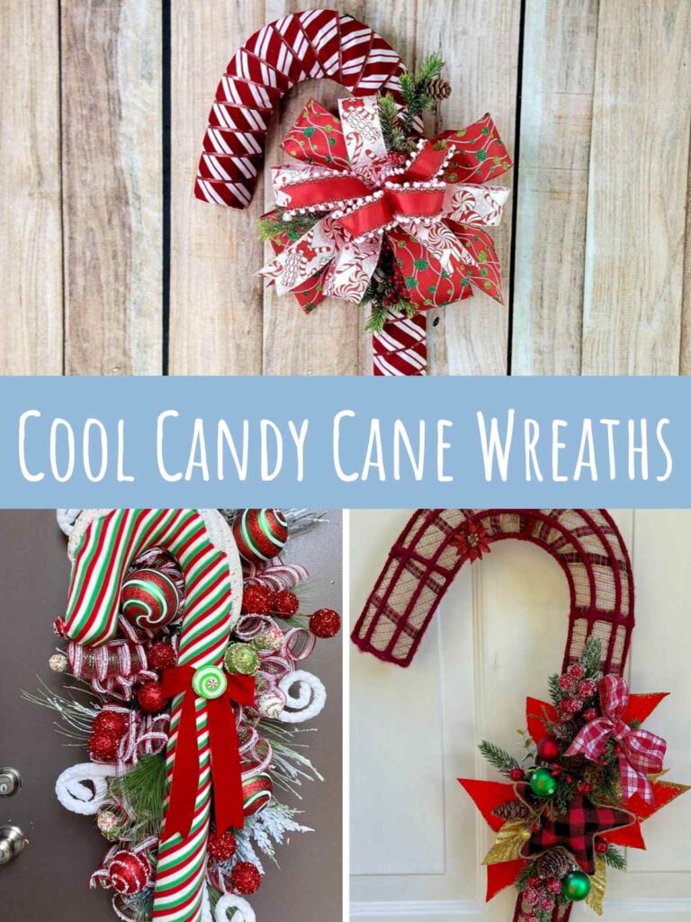 27 Candy Cane Wreath Form Ideas + Easy DIY – Pink Pop Design