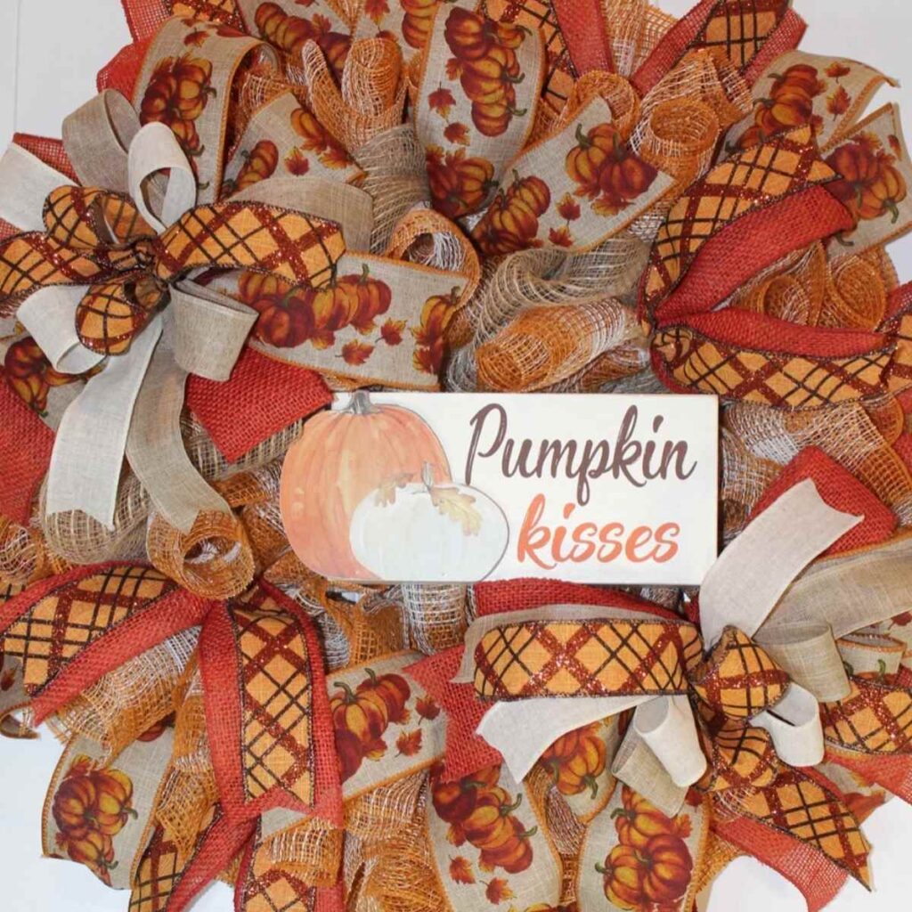 67 Perfect Fall Deco Mesh Wreath Ideas + Simple DIY – Pink Pop Design