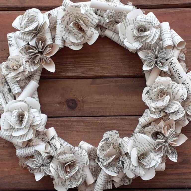 31 Perfect Paper Wreath Crafts for Any Occasion – Pink Pop Design