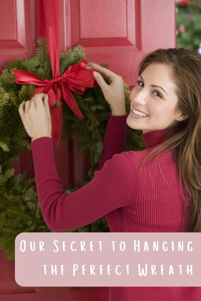 Our Secret to Hanging the Perfect Wreath – Pink Pop Design
