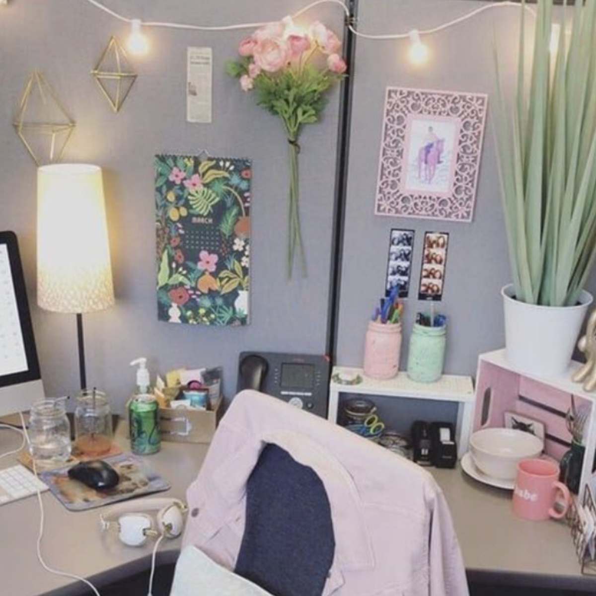 61 Easy Cute DIY Cubicle Decor Ideas Pink Pop Design 61 Easy Cute DIY Cubicle Decor Ideas Pink Pop Design