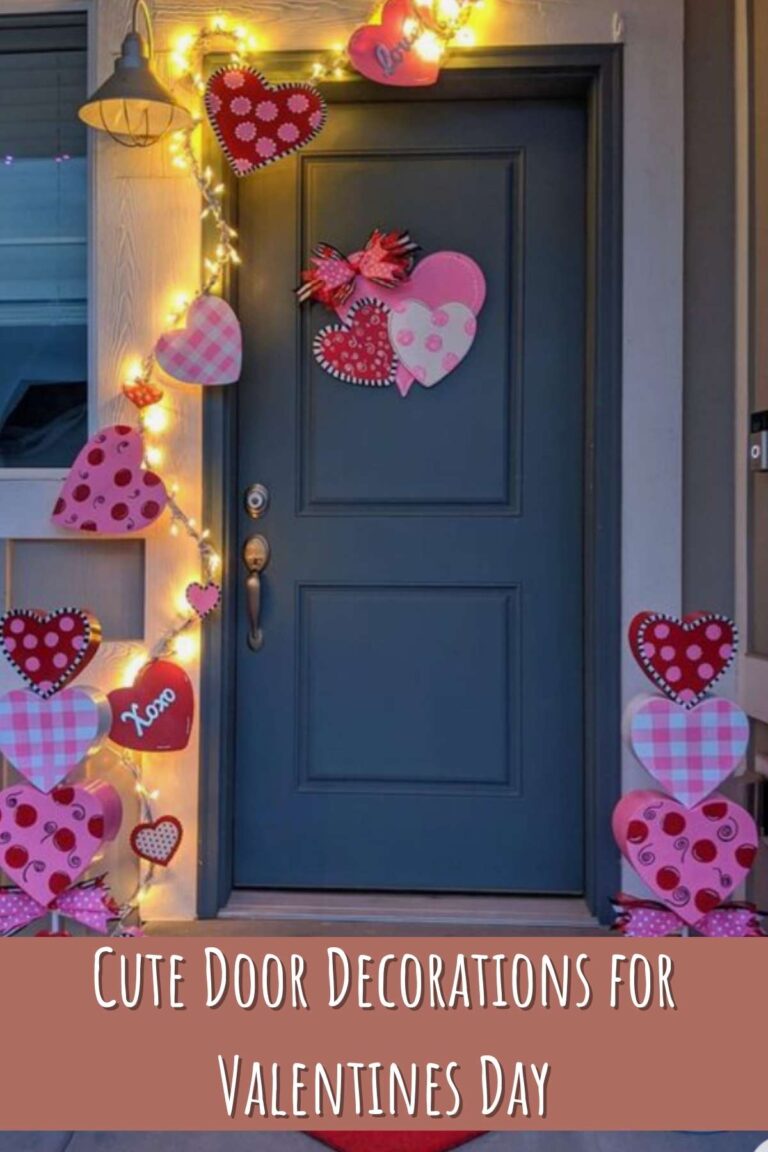 41+ Cute Door Decorations for Valentines Day – Pink Pop Design