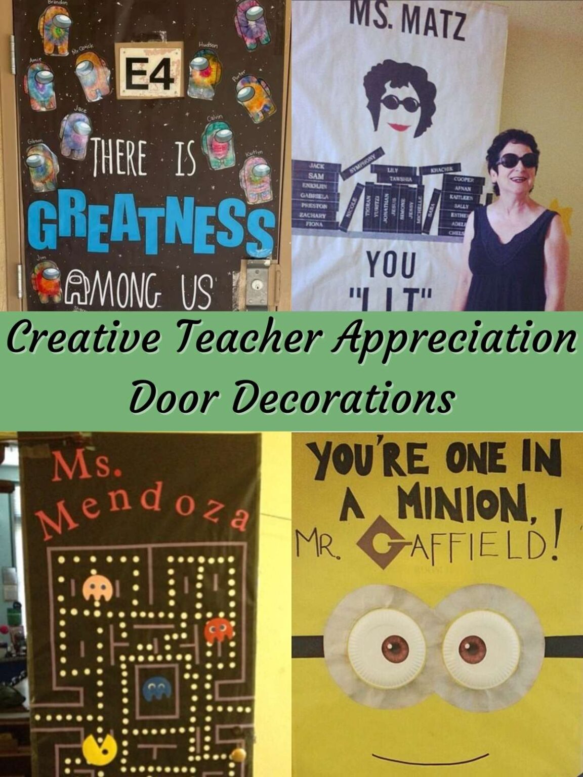 49 Meaningful Teacher Appreciation Door Decorations – Pink Pop Design