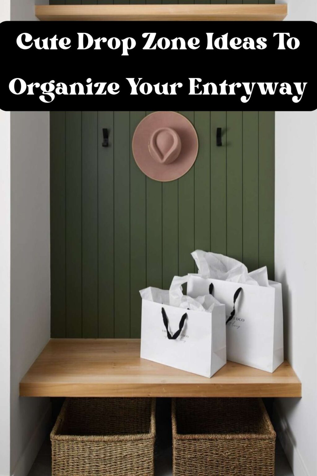 Cute Drop Zone Ideas To Organize Your Entryway – Pink Pop Design