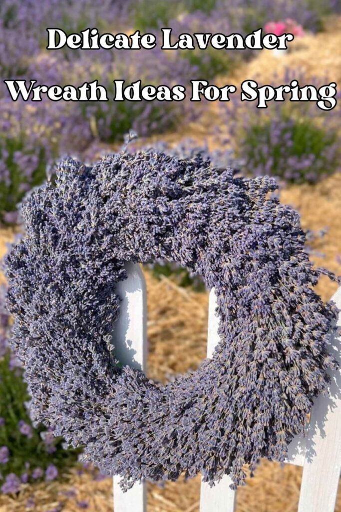 31 Delicate Lavender Wreath Ideas For Summer – Pink Pop Design
