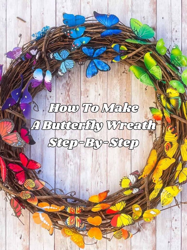 15 Breathtaking Butterfly Wreath Ideas & DIY – Pink Pop Design