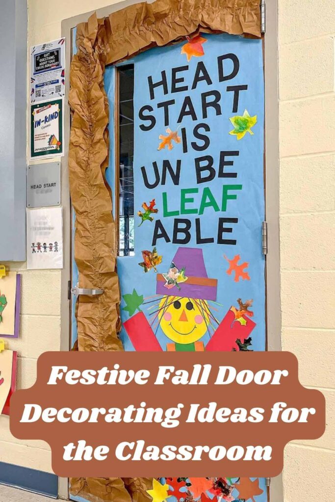 Festive Fall Door Decorating Ideas for the Classroom – Pink Pop Design