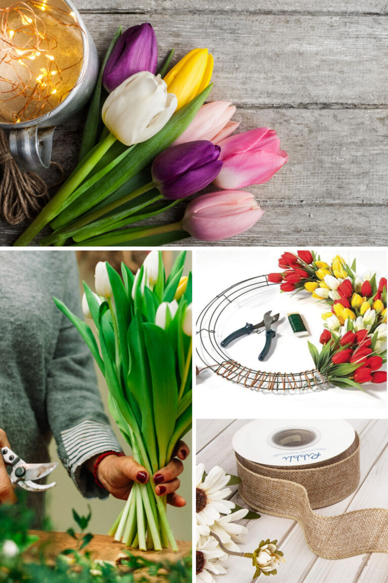 43 Tulip Wreath DIY Ideas, Tips, and Tricks – Pink Pop Design